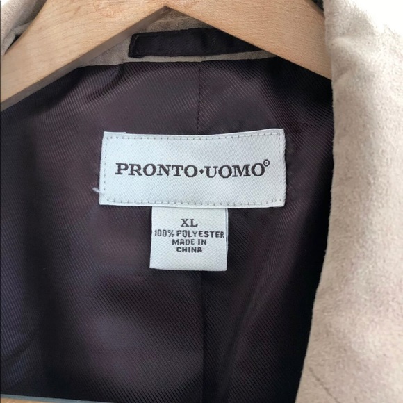 Pronto Uomo | Suits & Blazers | Pronto Uomo Tan Suede Lightweight ...
